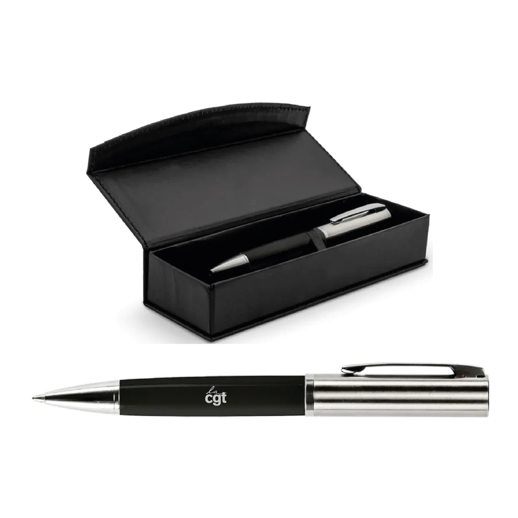 Stylo métal laredo avec son coffret cadeau | Boutique Officiel La CGT